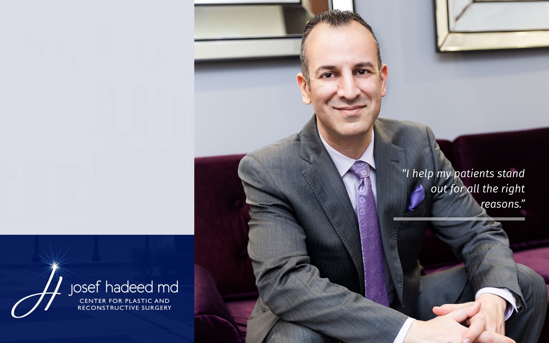 Josef Hadeed, MD - Plastic Surgery Studios